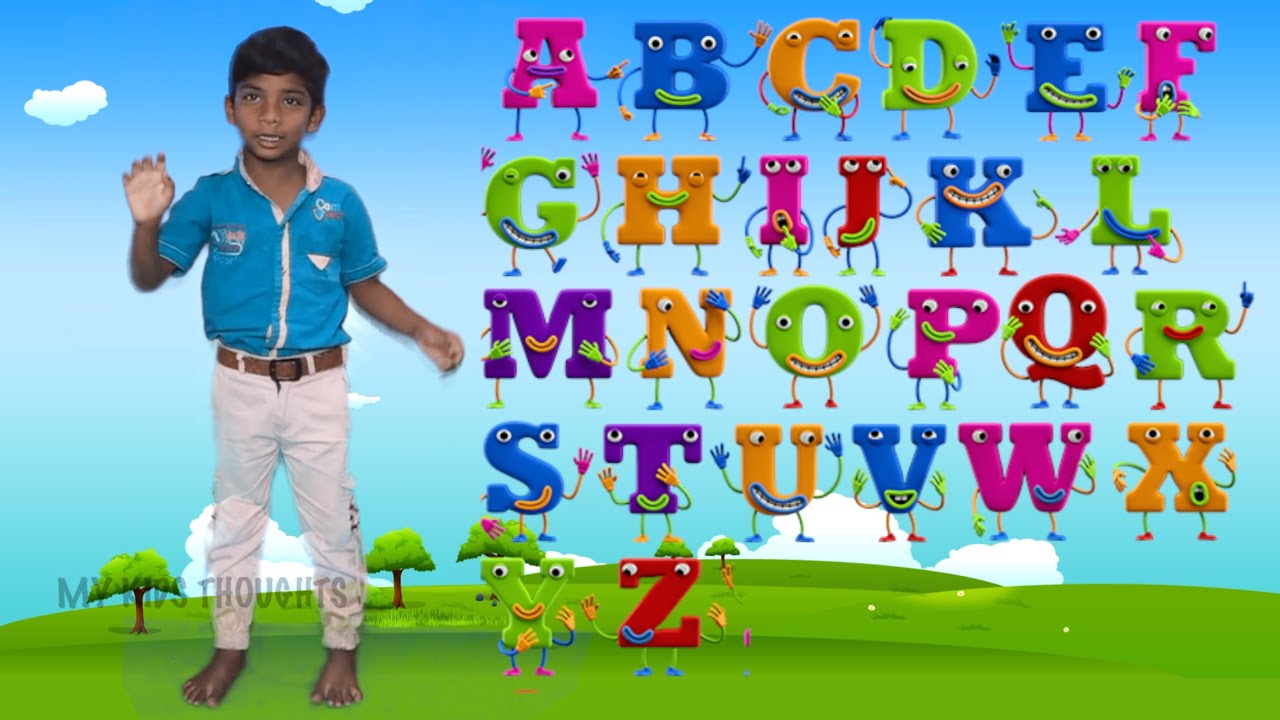 Alphabets | A to Z | abcdefg | English Alphabets | My Kids Thoughts ...