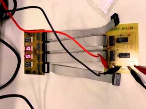 2 Digit Decade Down Counter Using 74LS192 - YouTube