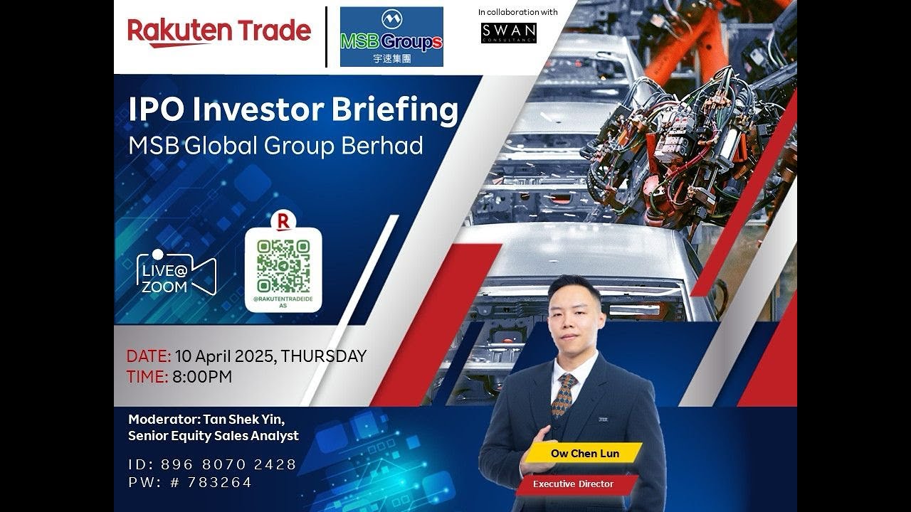 (Webinar) Rakuten Trade Ideas - MSB Global Group Berhad - YouTube
