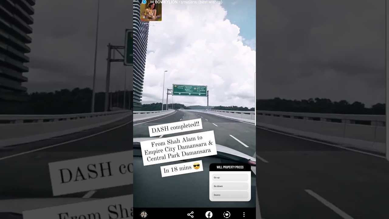 DASH Highway completed!! 18 mins from Shah Alam to Empire City ...