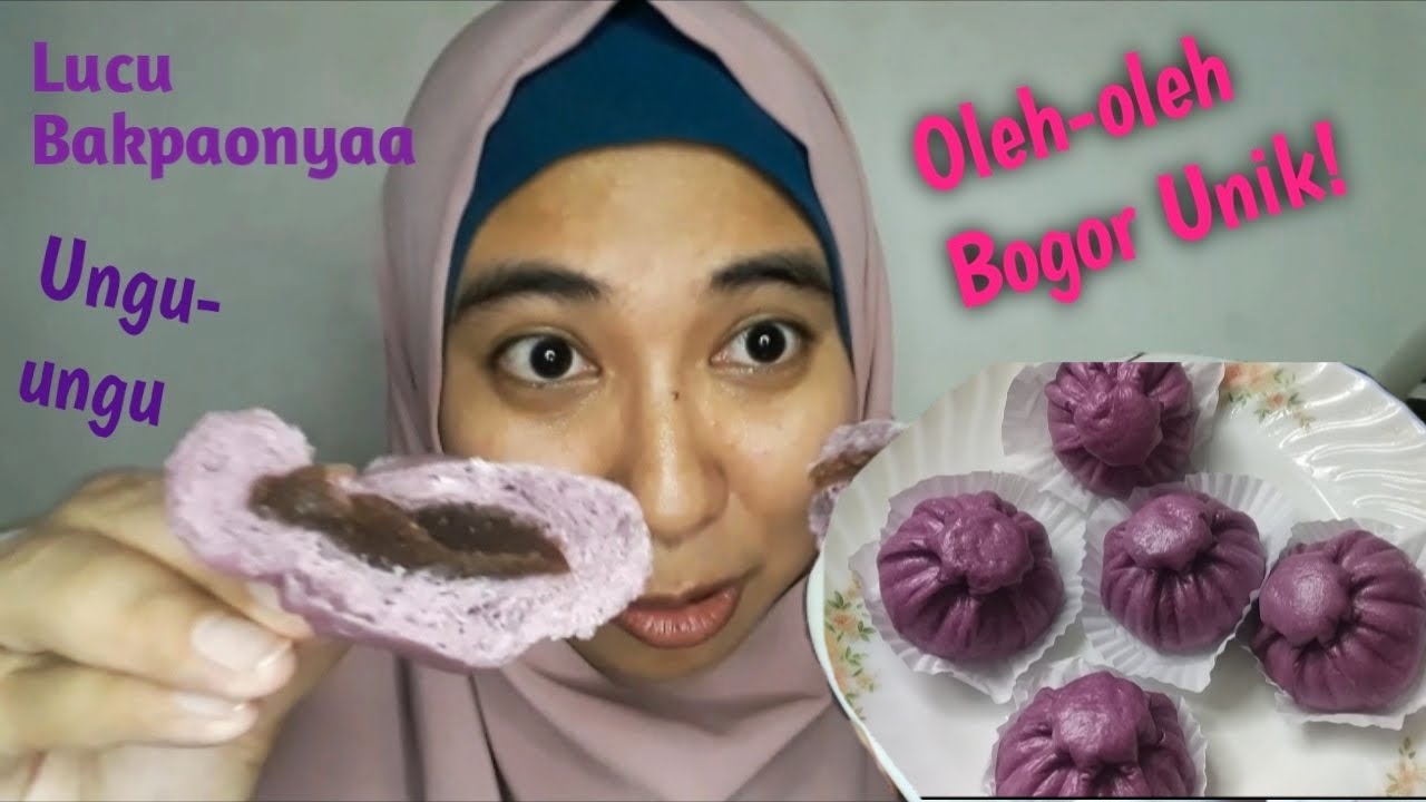VIRAL!! BAKPAO TALAS (TARO PAO), OLEH-OLEH BOGOR WAJIB DICOBA! - YouTube