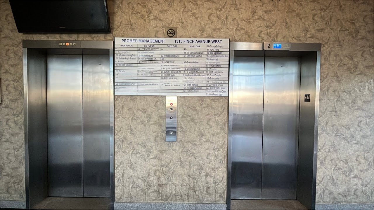 Original & Partially Modernized Armor Elevators in an Office Building 1 ...