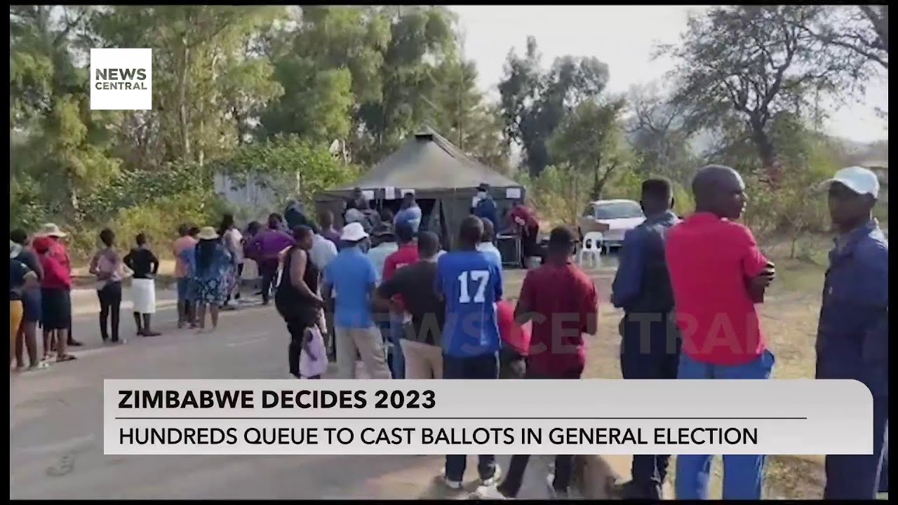 Zimbabwe Decides 2023: Hundreds Line Up to Vote in General Election ...