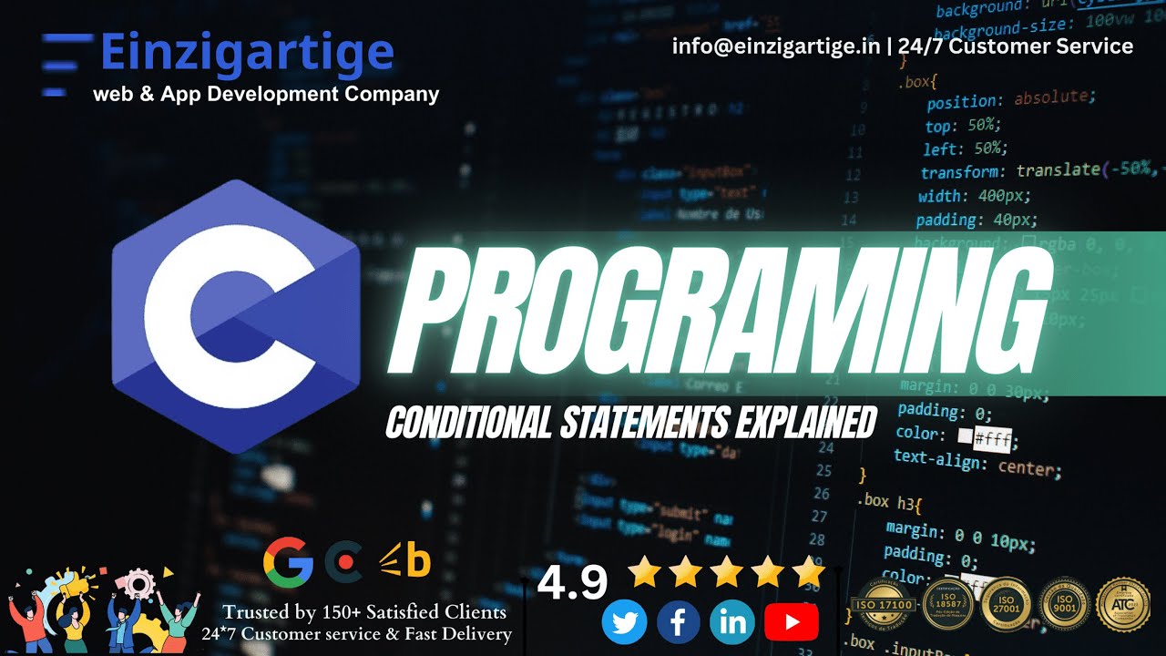 C Programming for Beginners - Part 6 | Conditional Statements Explained ...