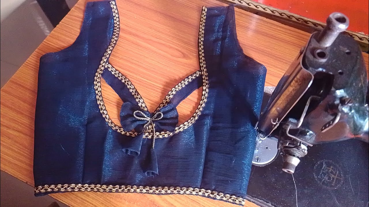 Blouse Design Cutting And Stitching Back Neck Design Designs | Blouse ...