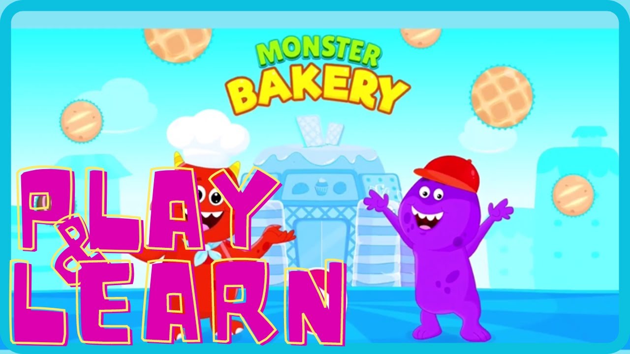 Play and Learn Monster Bakery - YouTube