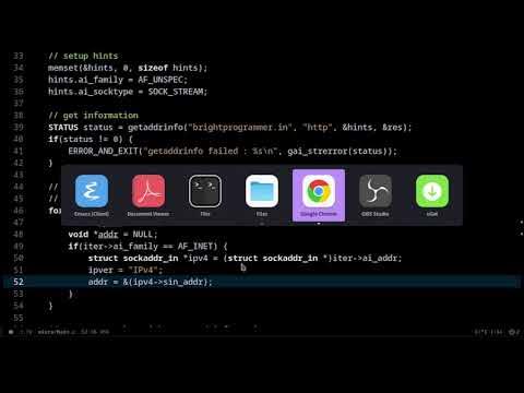 Creating A Simple Web Server In C | Project Blue - YouTube