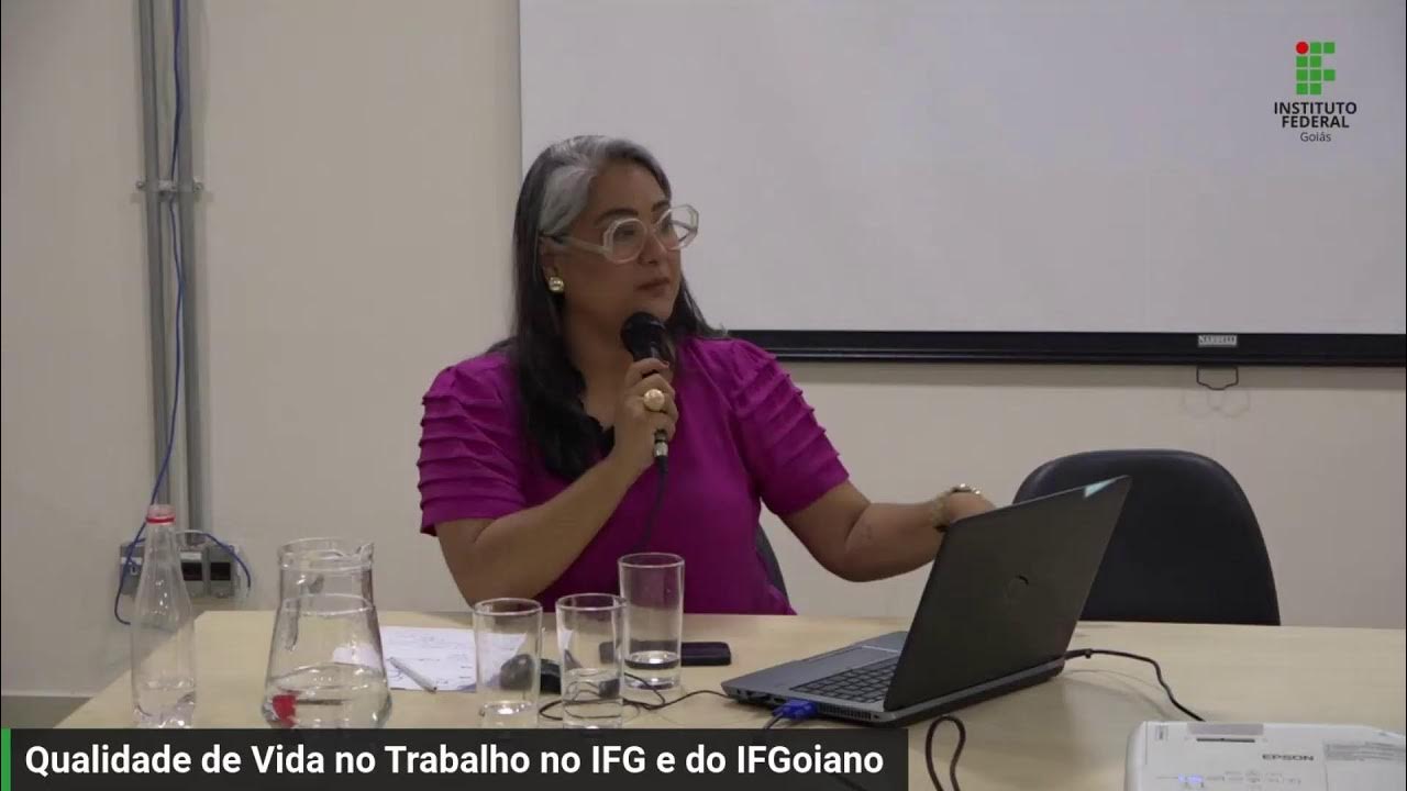 Entrega dos relatórios de Qualidade de Vida no Trabalho no IFG e do IFGoiano - YouTube