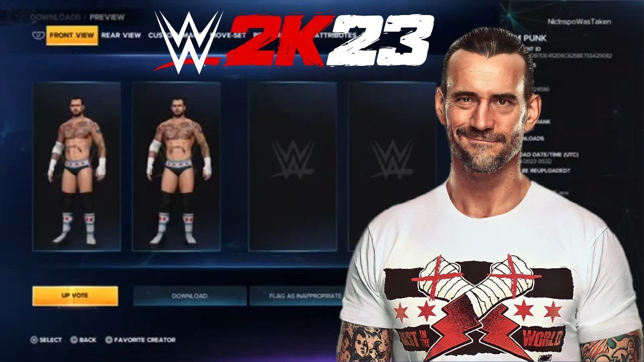 WWE 2K23 - How To Get CM Punk - YouTube