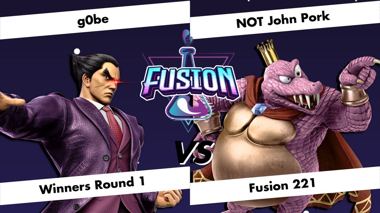 Fusion # 221 - gObe (Kazuya) vs RDOT (King K Rool) - Winners Round 1 ...