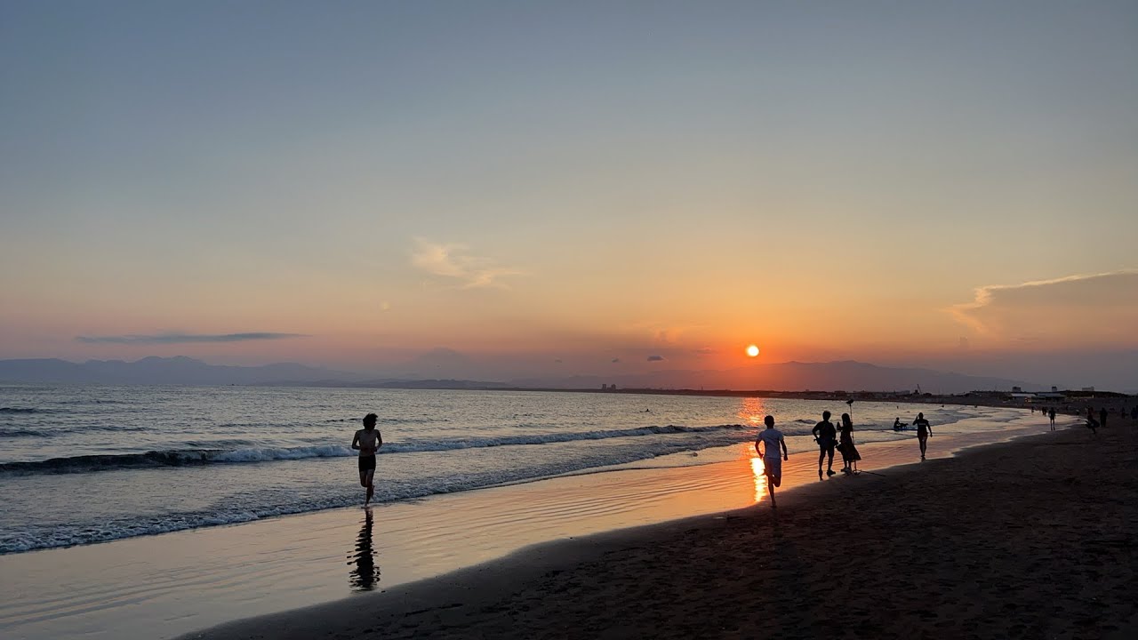 Enoshima Beach Sunset | Kamakura - YouTube