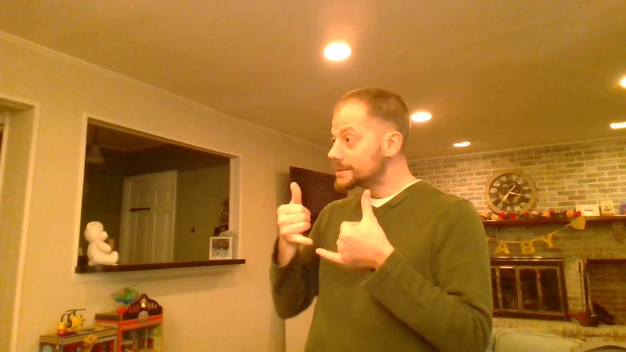 Joey Signing Naturally Lesson 2 4 part 3 - YouTube