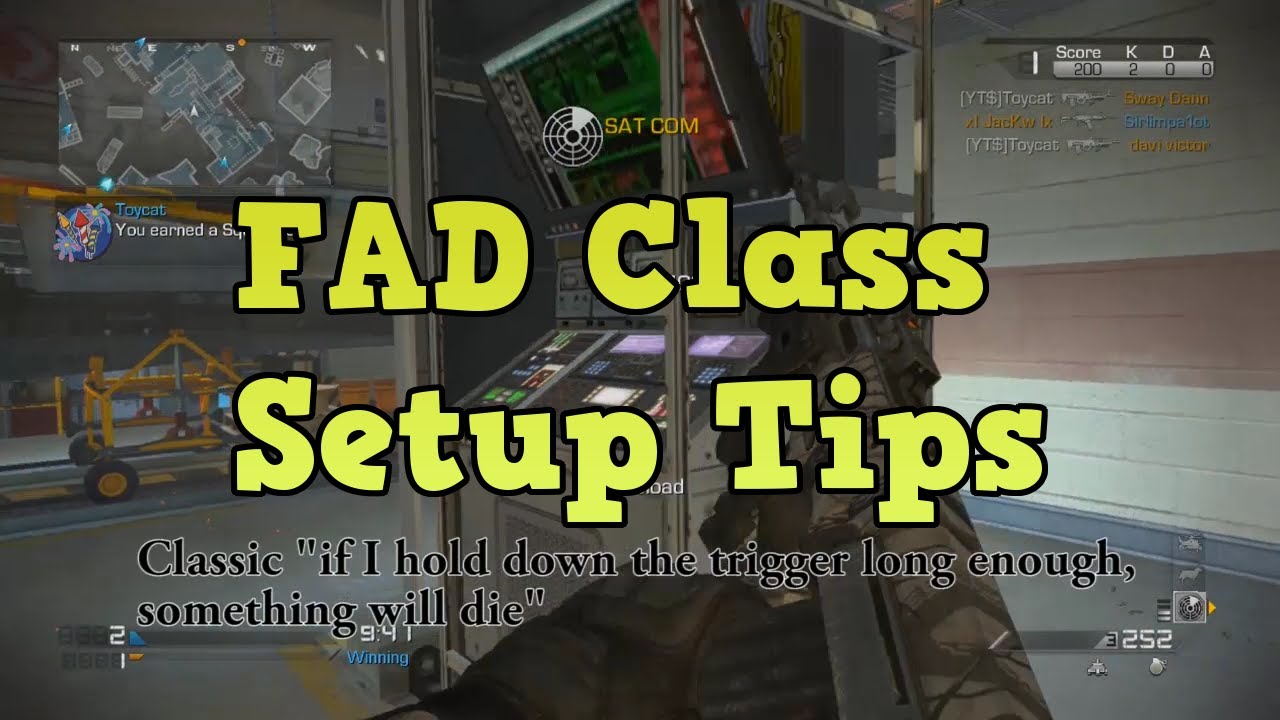 COD Ghosts - FAD Class Setup Tips (Best Class Setup) - YouTube