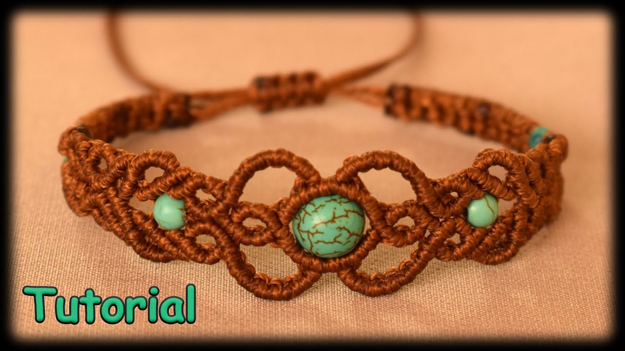 Macrame Jewelry | Macrame Bracelet with Beads Tutorial | EASY DIY and ...