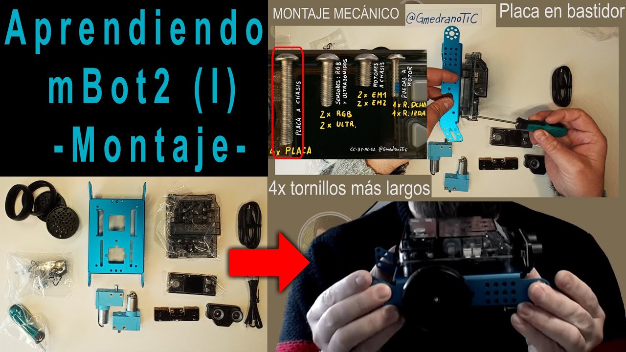 Aprendiendo Mbot2 I Montaje Youtube