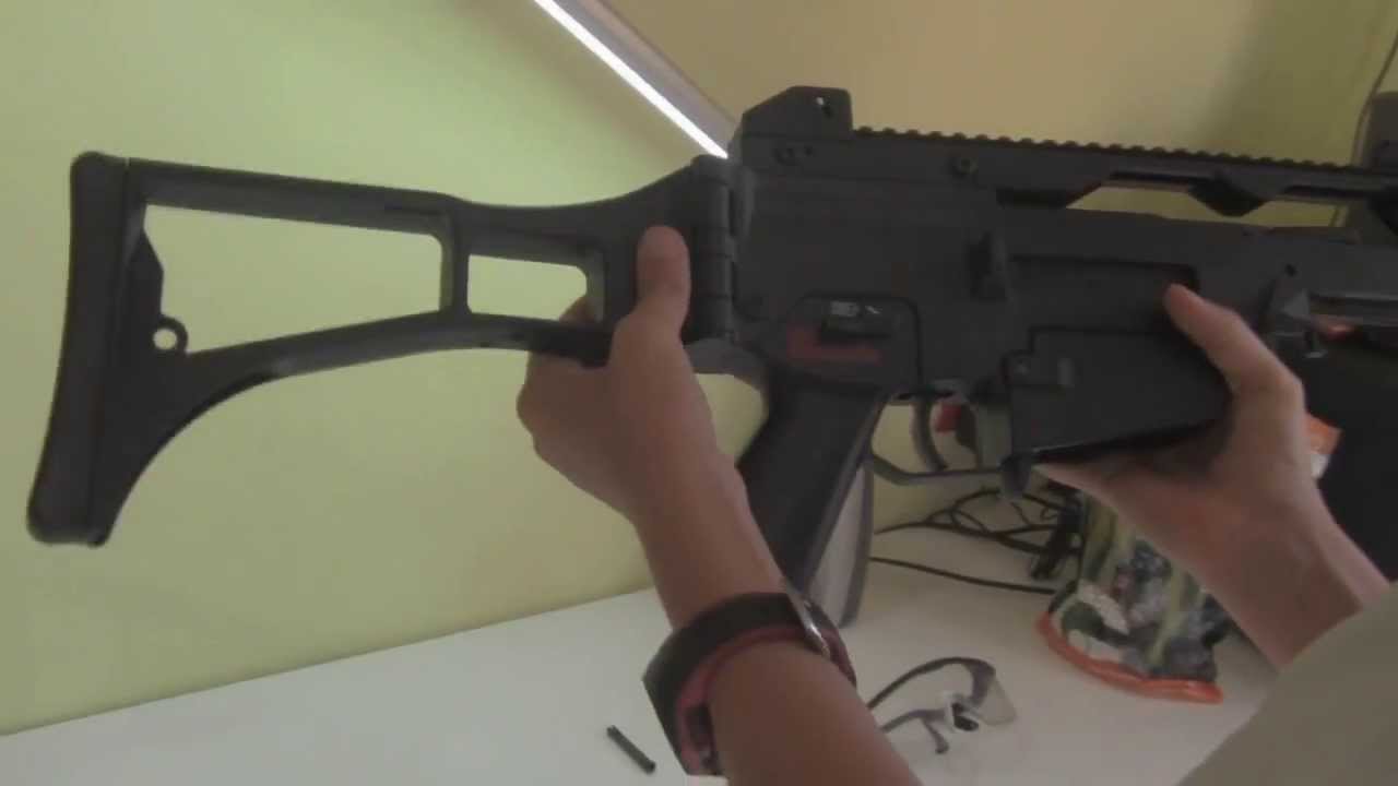 G36c - Réplica de Airsoft - Disparando!! - YouTube