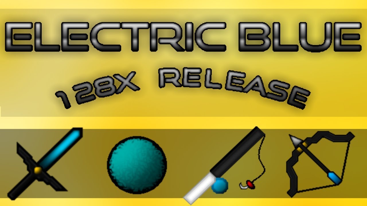 Electric Blue 128x Texturepack Release ⚡️ 1.8.9|1.7.10 Pvp/Uhc Pack ...