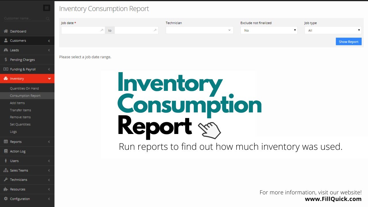 Inventory Consumption Reporting - YouTube