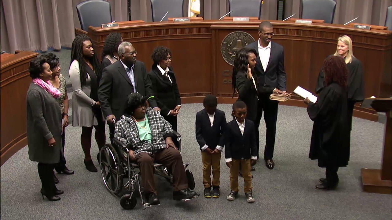 Cobb County Commissioner Lisa Cupid Swearing In Ceremony - 01/06/17 ...
