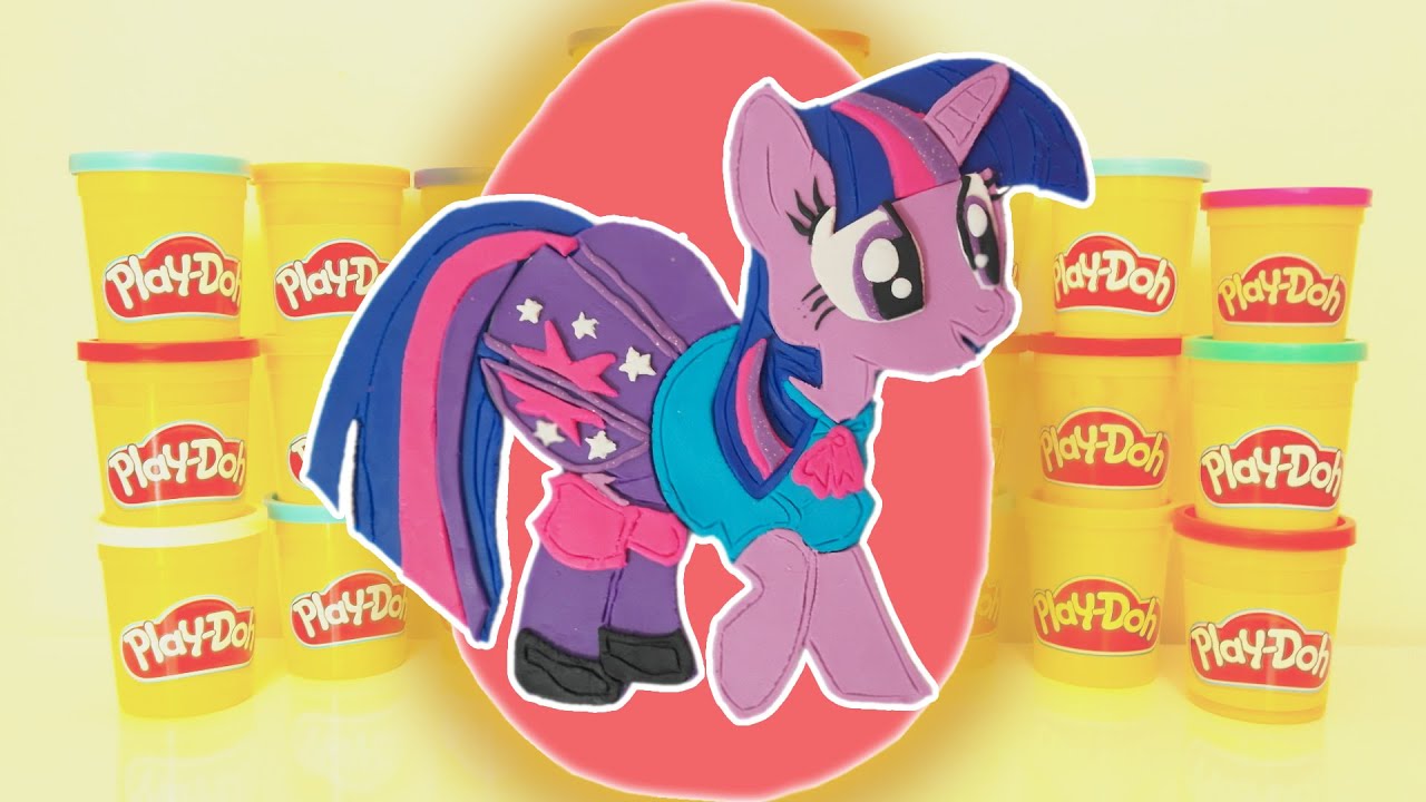 Dev MLP Twilight Sparkle Sürpriz Yumurtası - Play Doh Oyun Hamuru İle ...