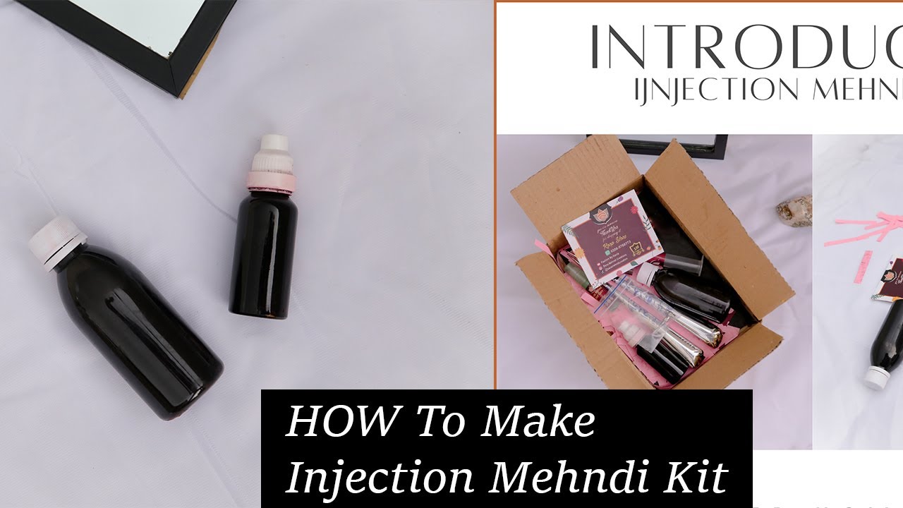 How to make Injection Mehndi Liquid, Color Fixer, Mehndi Powder, Araq ...