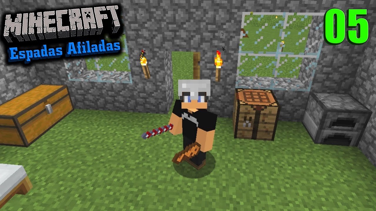 Espada de Lana y Bastón de Azúcar! - 05 - Minecraft Espadas Afiladas (Serie de Mod) - YouTube