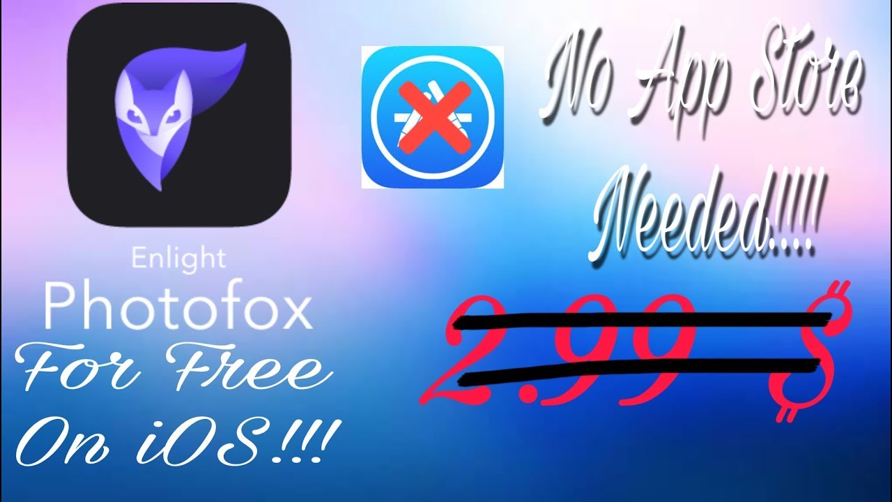Enlight Photofox for free on iOS - YouTube