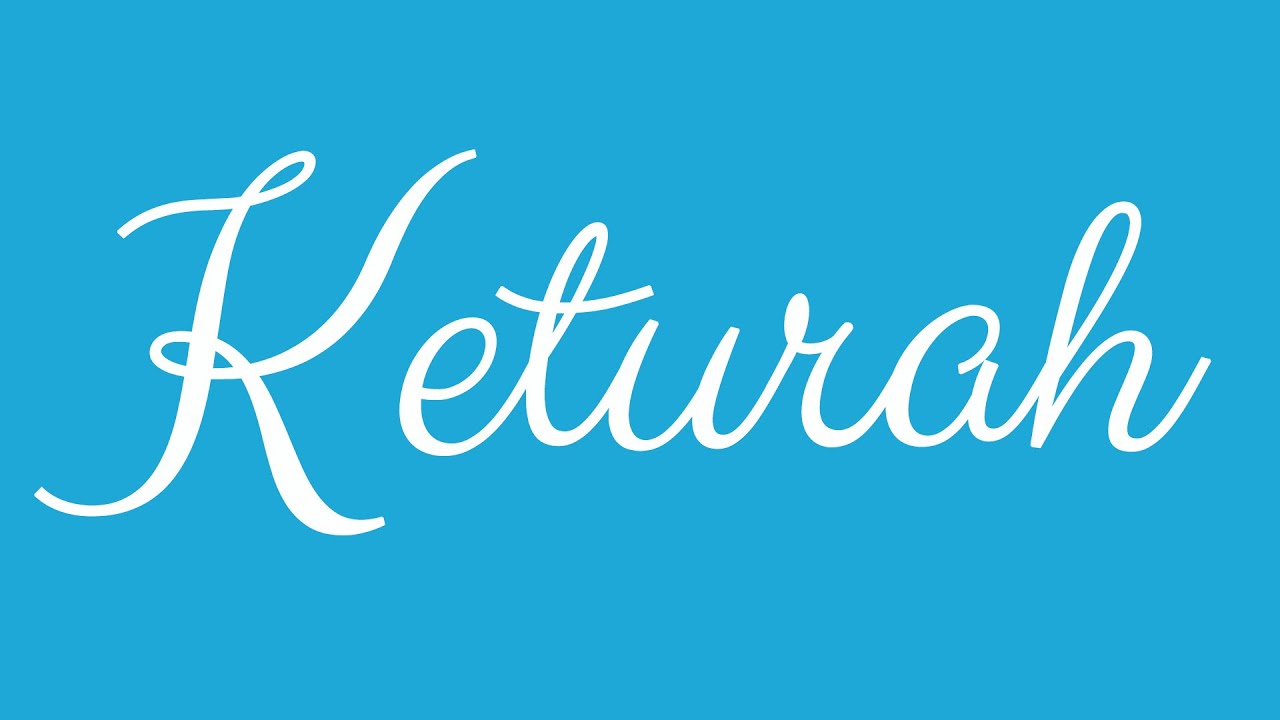 Learn how to Sign the Name Keturah Stylishly in Cursive Writing - YouTube