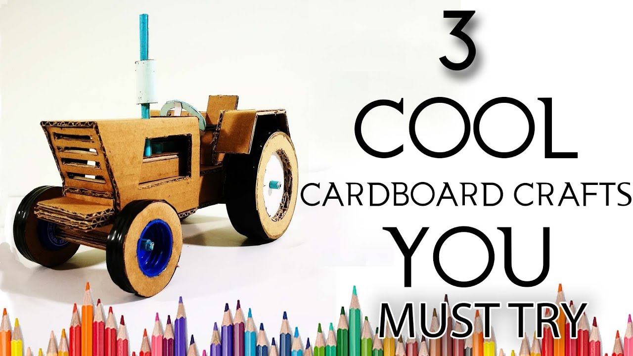 awesome cardboard creations - YouTube