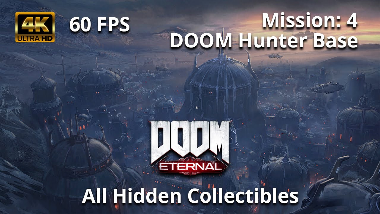 DOOM ETERNAL - Mission 4 - all hidden secrets - YouTube