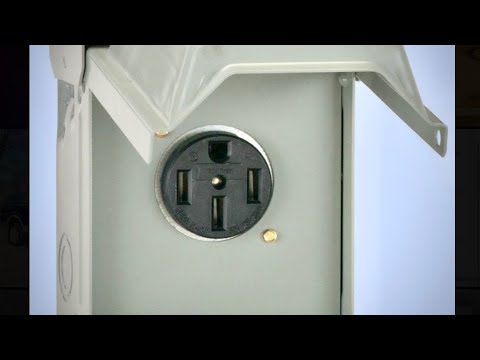 RV Power Outlet Install - YouTube