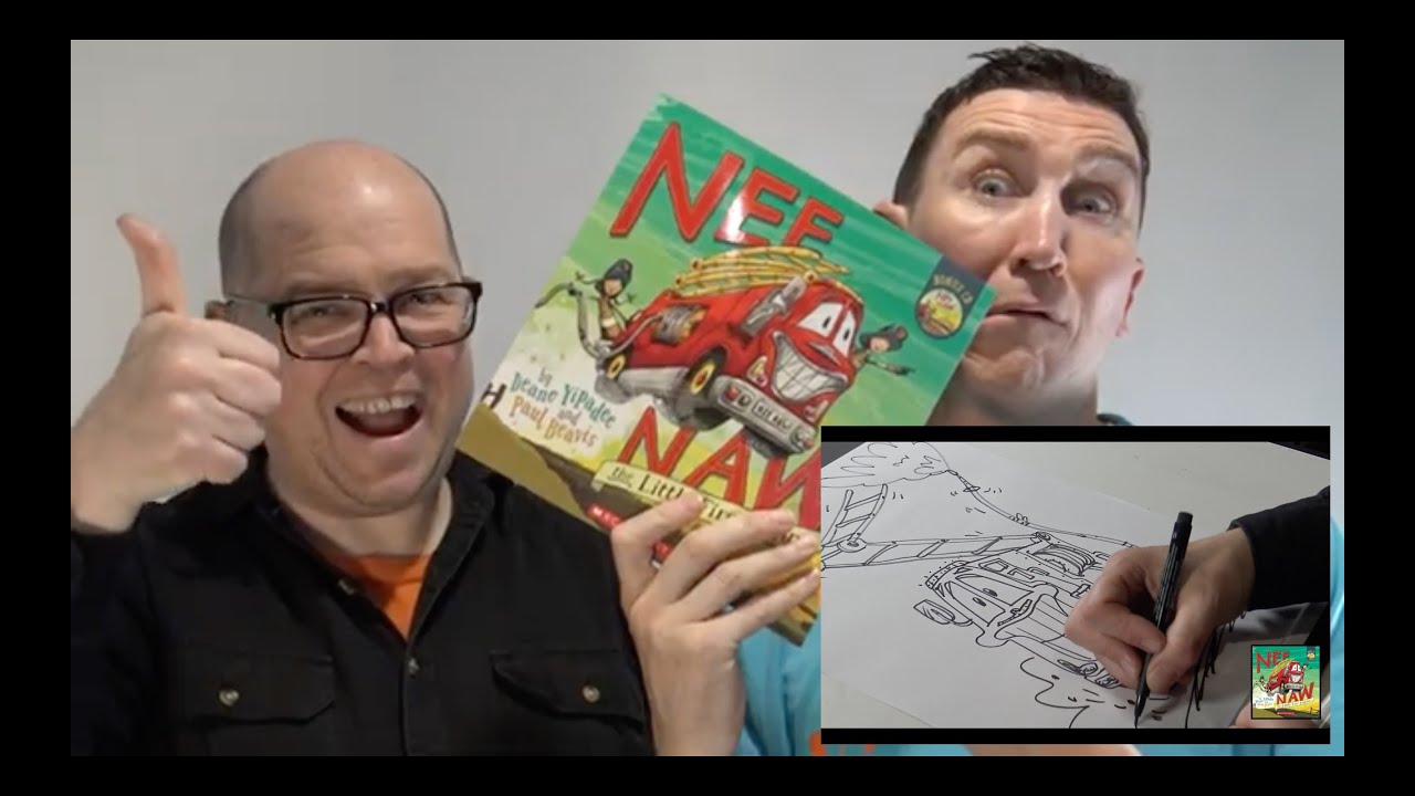 Drawing Nee Naw The Little Fire Engine | Paul Beavis | Book | Music ...