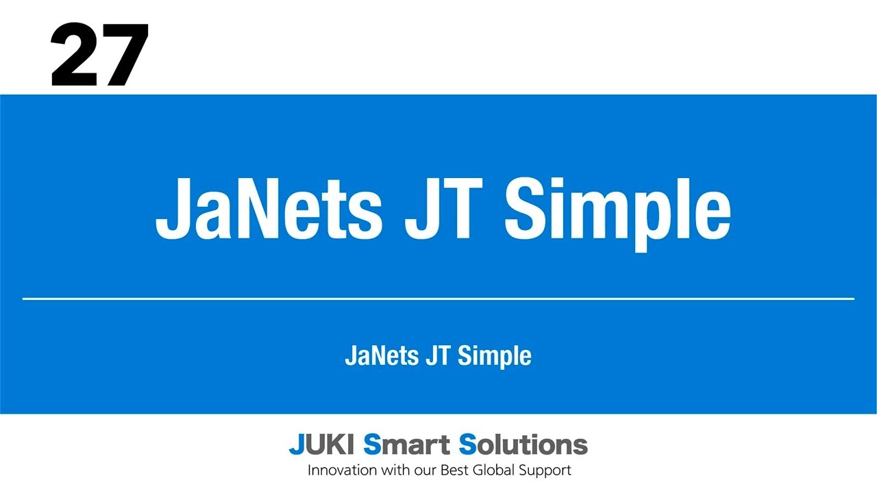 JaNets JT Simple - YouTube