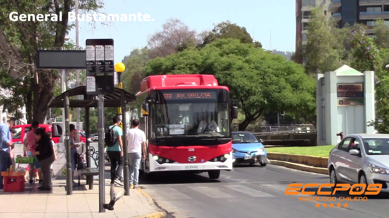 Buses BYD K9 FE (100% eléctricos) en servicio 519 - YouTube