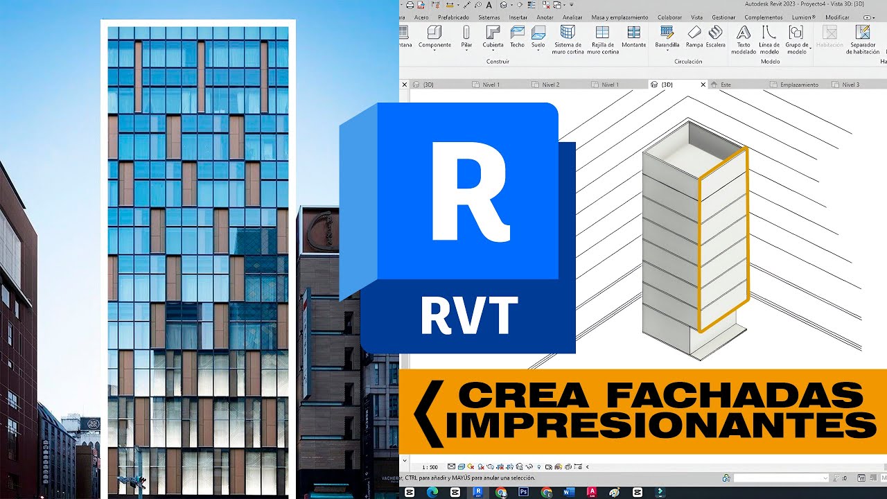FACHADAS INCREÍBLES en Revit que Todo Arquitecto 👷‍♂️debe saber # ...