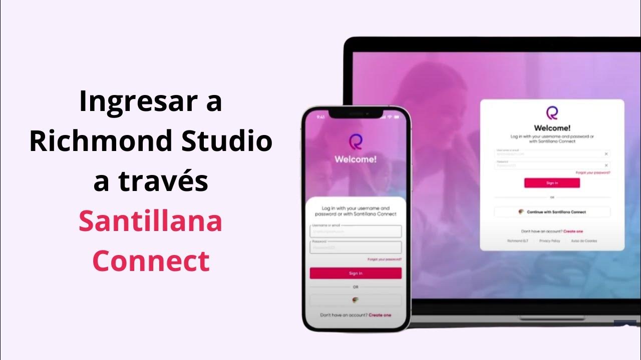 Ingresar a Richmond Studio a través de Santillana Connect - YouTube