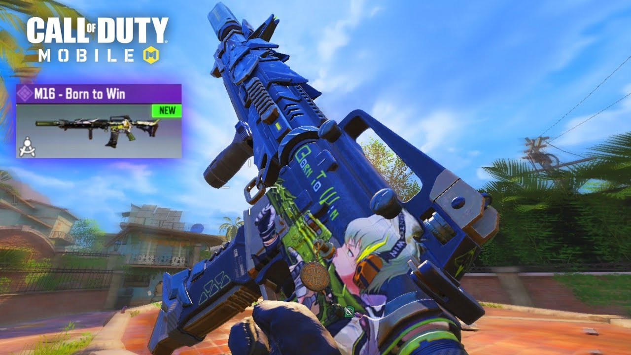 M16-Born to Win🔥Battle pass skin | Season 7 Codm (Red dot gunsmith) # ...