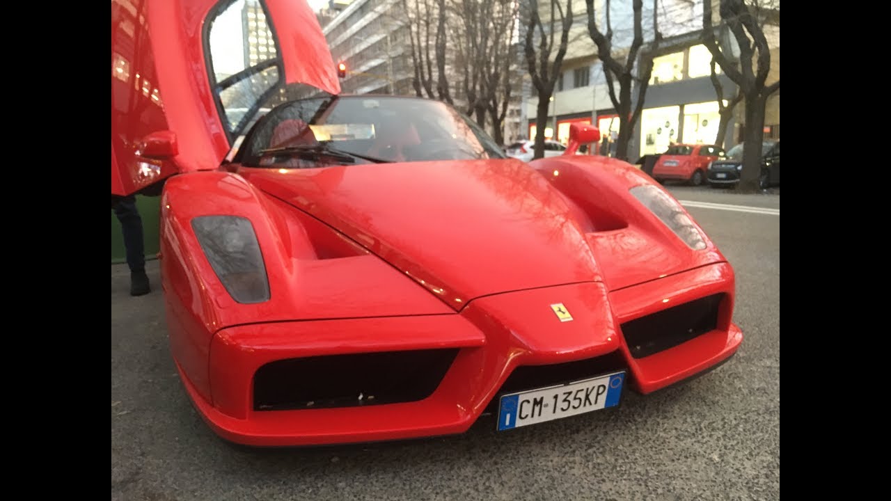 Ferrari Enzo Loud Revving and Sound in Rome! - Start Up - YouTube