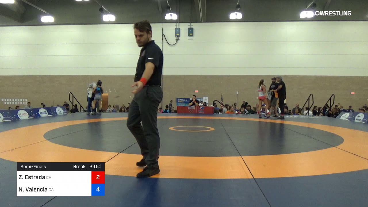 46 Kg Semifinal Zao Estrada Team California Vs Nyla Valencia Team ...