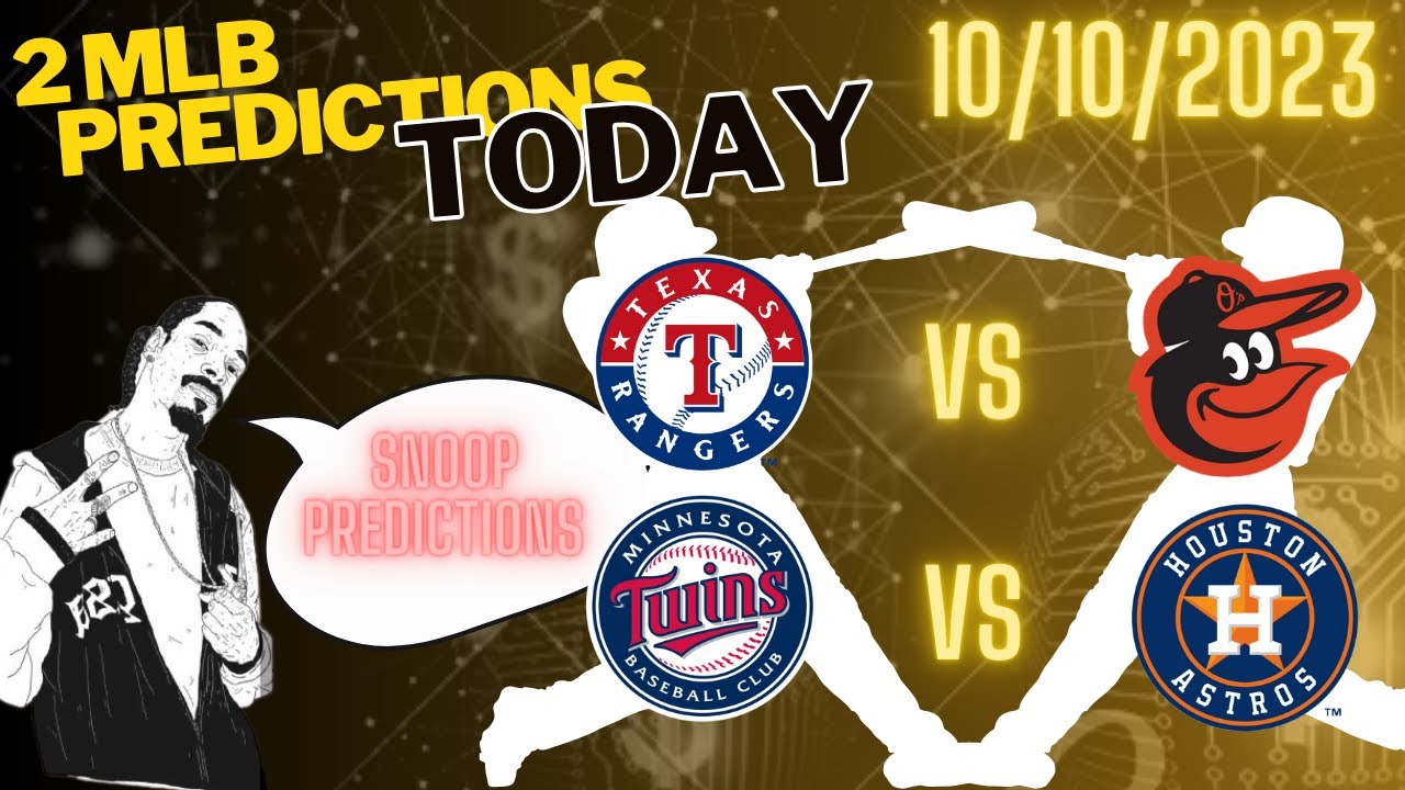 2 Mlb Picks Today /10/10/2023/ All Mlb Predictions Today And Baseball ...