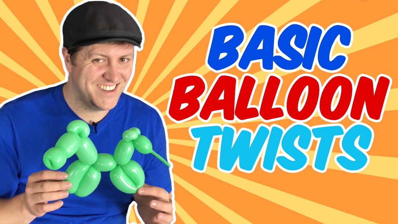 Basic Balloon Twists with Balloon Josh - YouTube