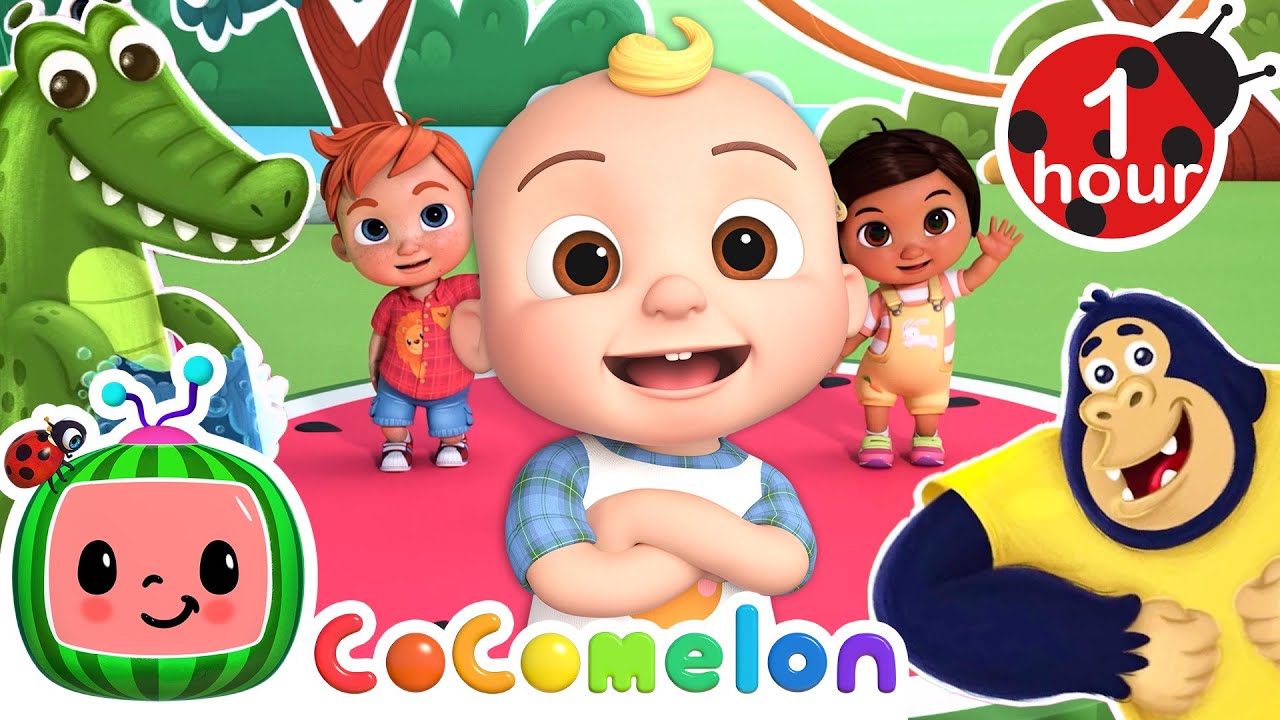 Animal Dancing in the Jungle! | CoComelon Nursery Rhymes & Kids Songs ...