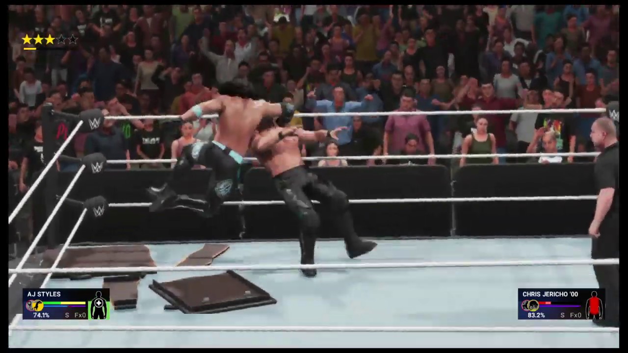 AJ Styles vs. Chris Jericho - YouTube