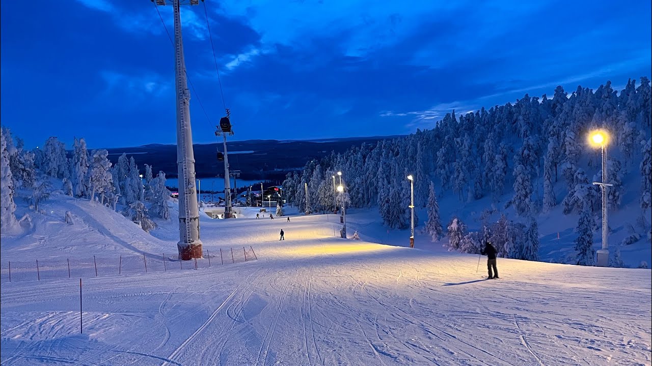 Ruka Skiing First Person 4K UHD - YouTube