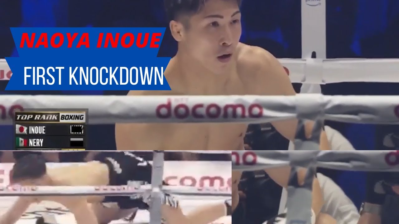 Naoya Inoue's first KNOCKDOWN ever in his entire career. - YouTube