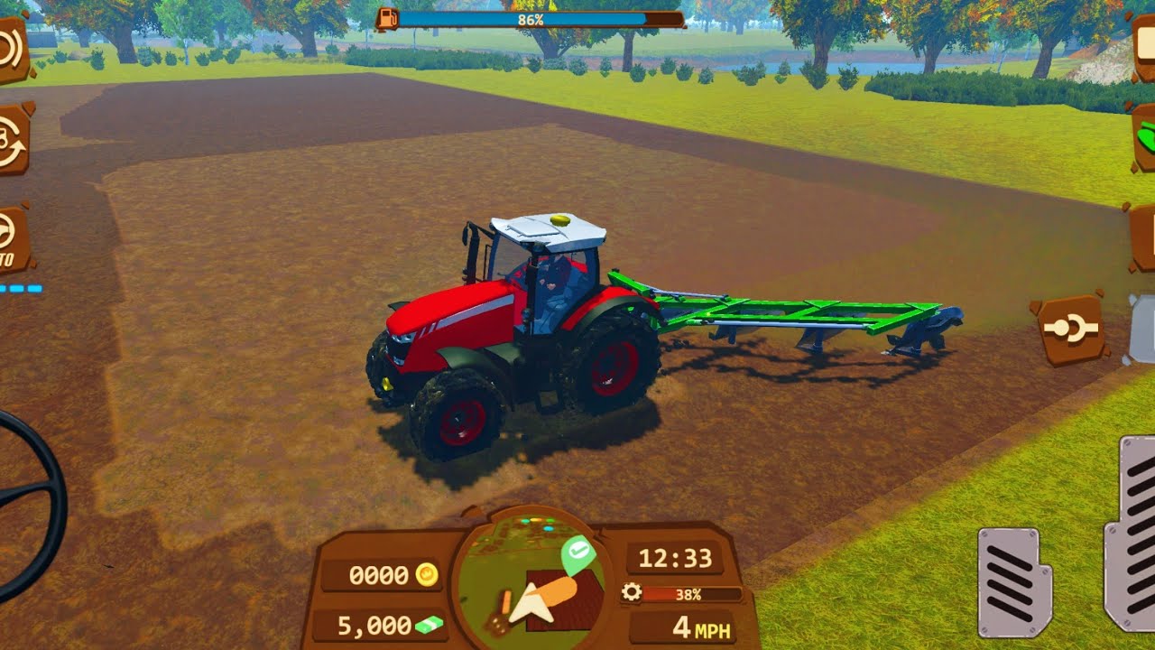 tractor farming simulator part 2 | farming simulator gameplay - YouTube
