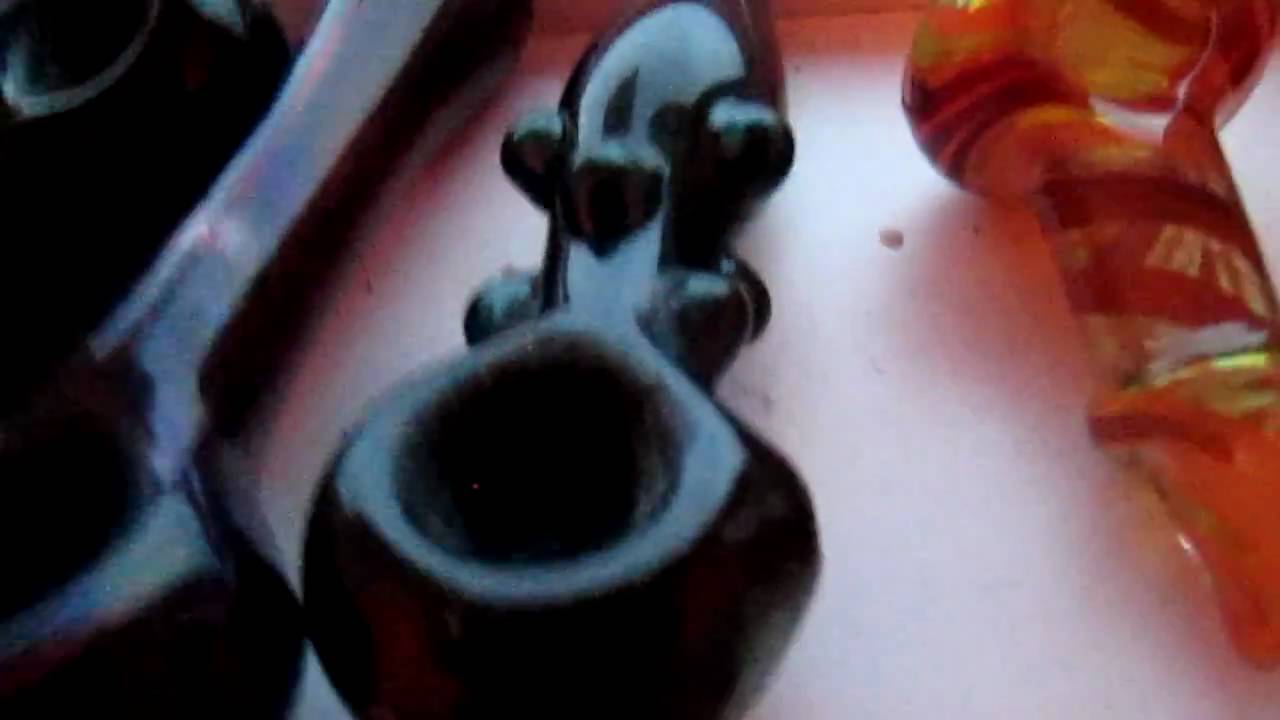 my glass pipe collection - YouTube