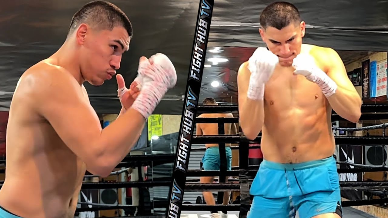 Vergil Ortiz Jr shows off NEW 154 PHYSIQUE! Sneak Peak of training for ...