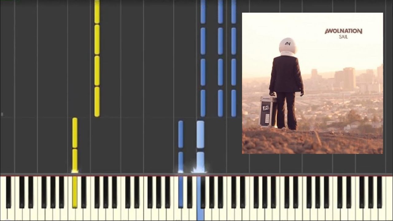Sail - AWOLNATION [Piano Tutorial] Easy2Learn - YouTube