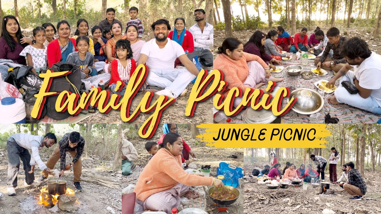 Jungle Main Picnic🌳 | Family Picnic | Gularbhoj Dam | Bunny Sarkar ...